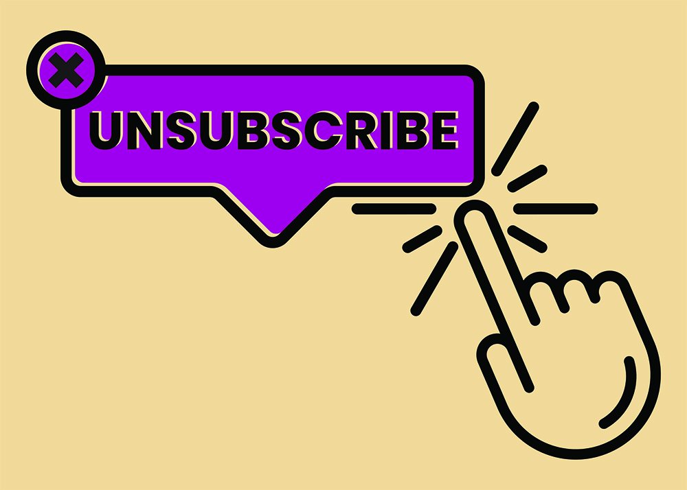 Unsubscribe Icon
